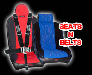 Side X Side Bucket seats and belts. Yamaha Rhino Bench seats
